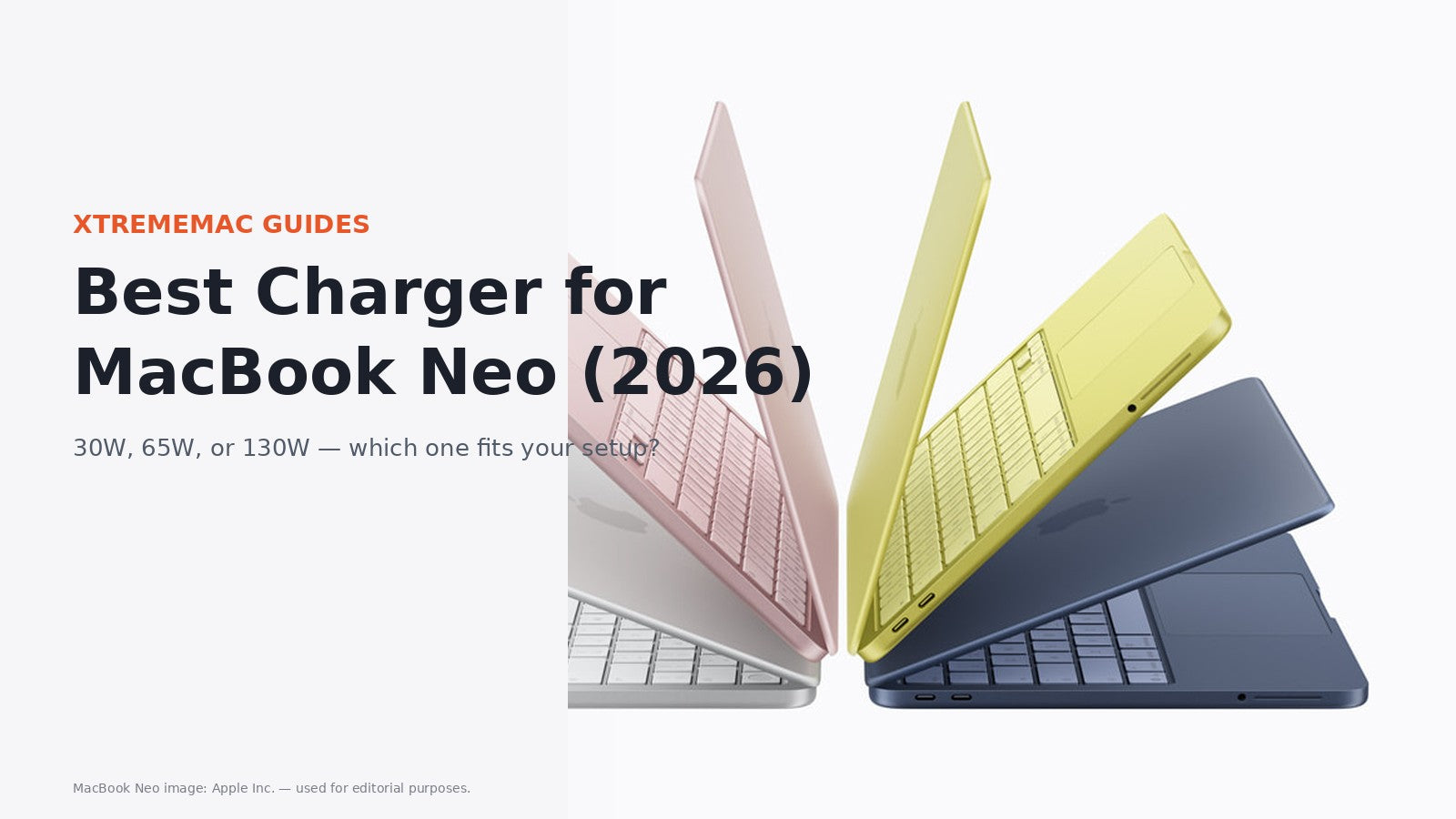 MacBook Neo Charger: Which Wattage Do You Need? (2026 Guide) – Xtrememac
